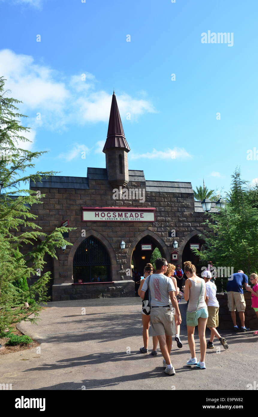 Hogsmeade Station inside the Wizarding World Of Harry Potter at ...