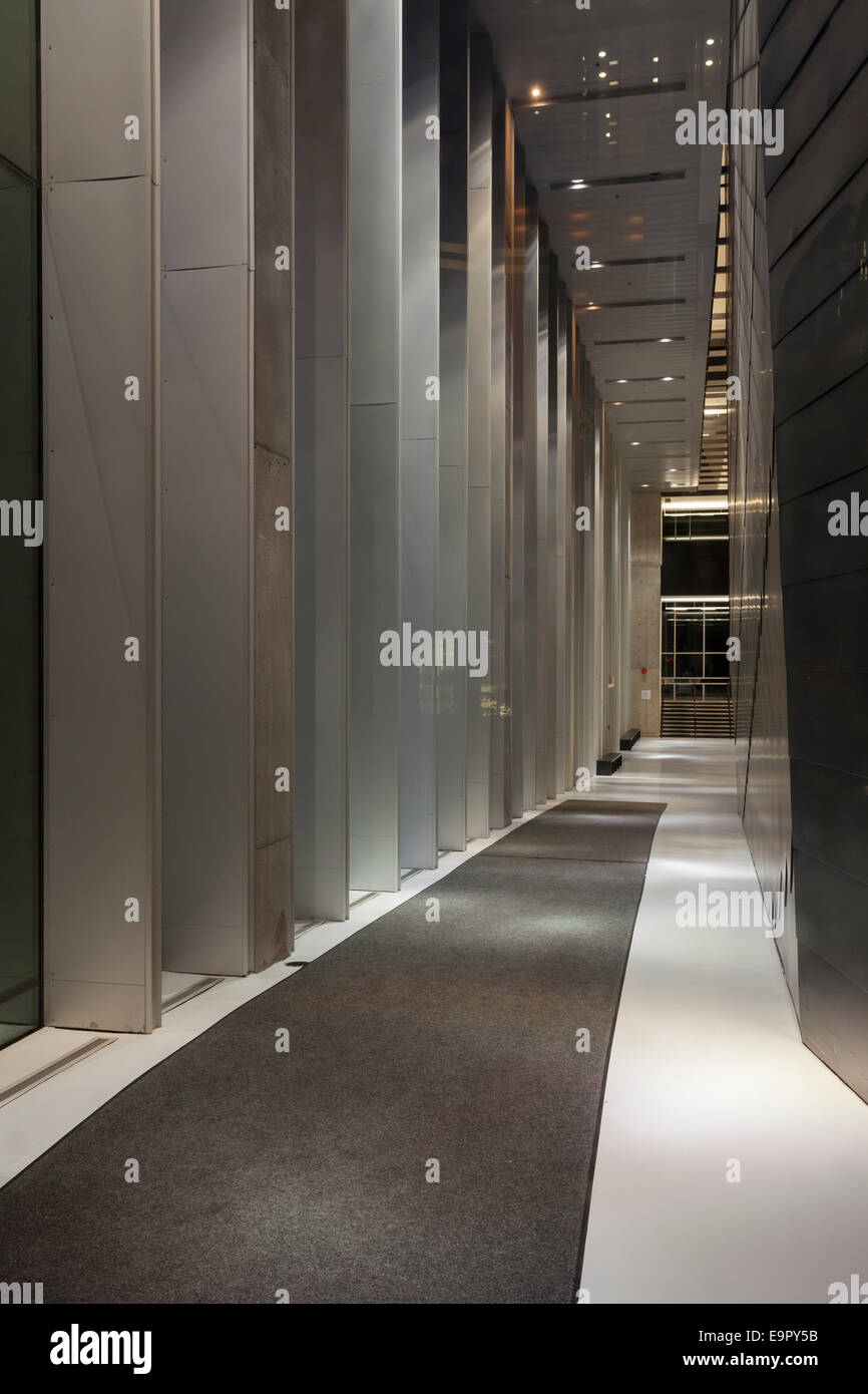 A halway inside the CCT building at the U of T Mississauga Campus ...