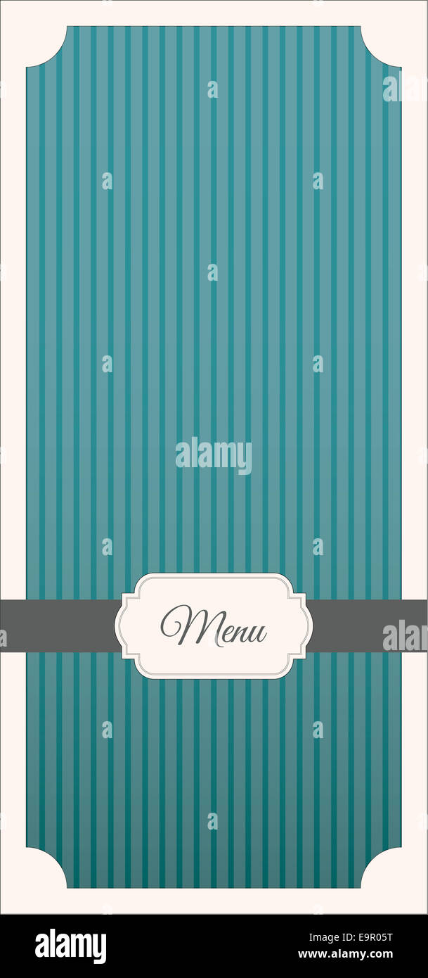 Elegant and simple restaurant menu design Stock Photo - Alamy