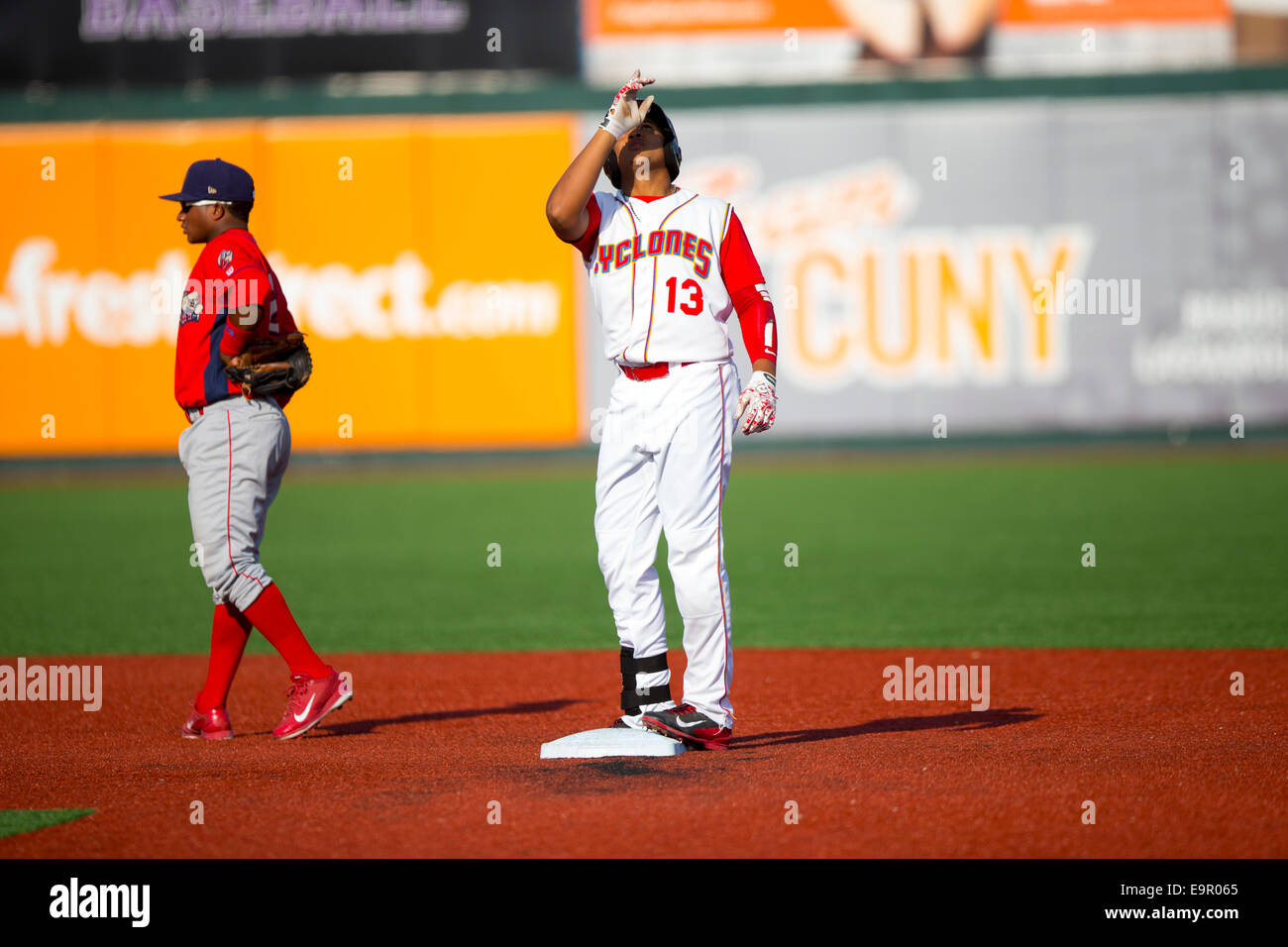 Brooklyn cyclones uniform hi-res stock photography and images - Alamy