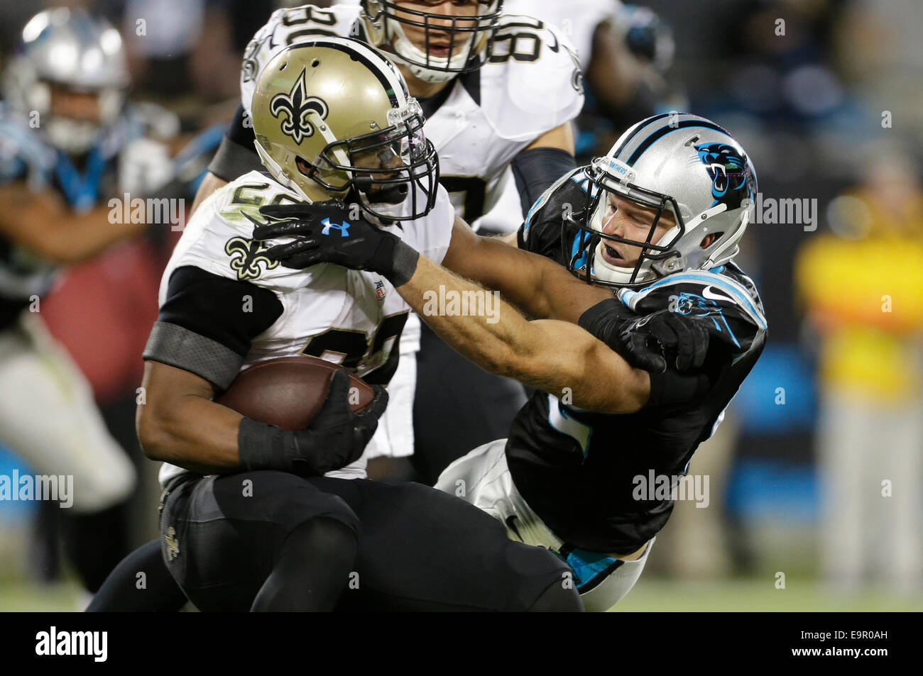October 30, 2014 Charlotte, NC.Carolina Panthers defensive back Colin ...