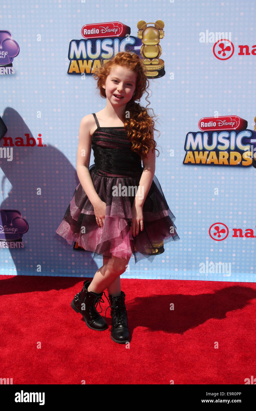 2014 Radio Disney Music Awards Featuring: Francesca Capaldi Where: Los ...