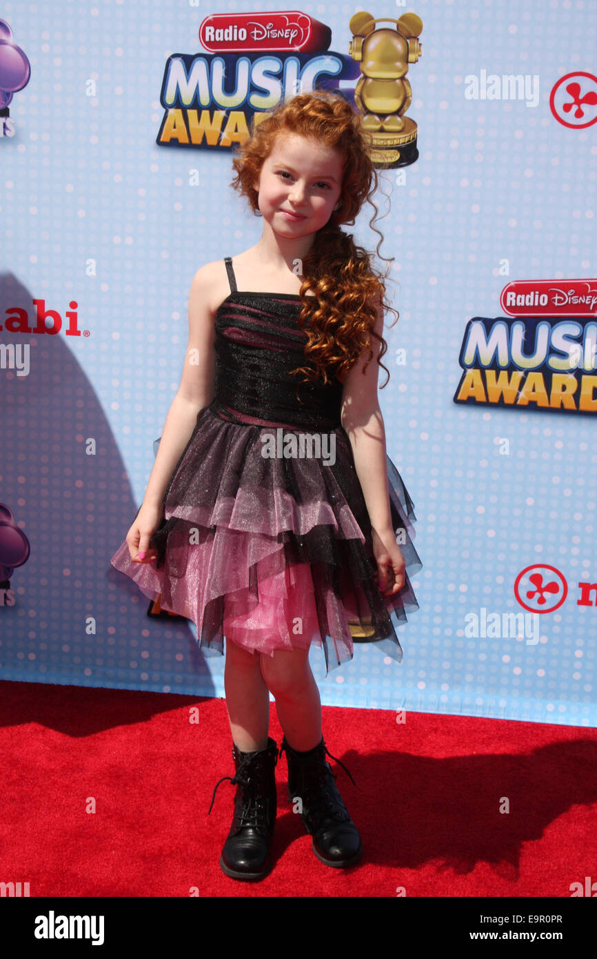 2014 Radio Disney Music Awards Featuring: Francesca Capaldi Where: Los ...