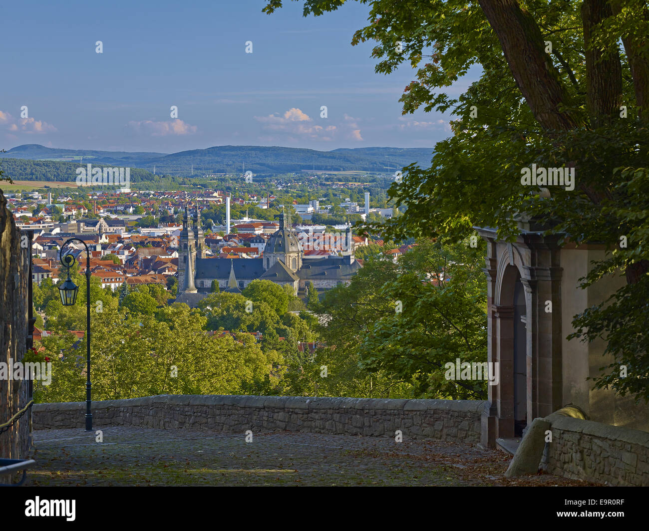 Old Town with cathedral of St. Salvator, Fulda, Germany Stock Photo - Alamy