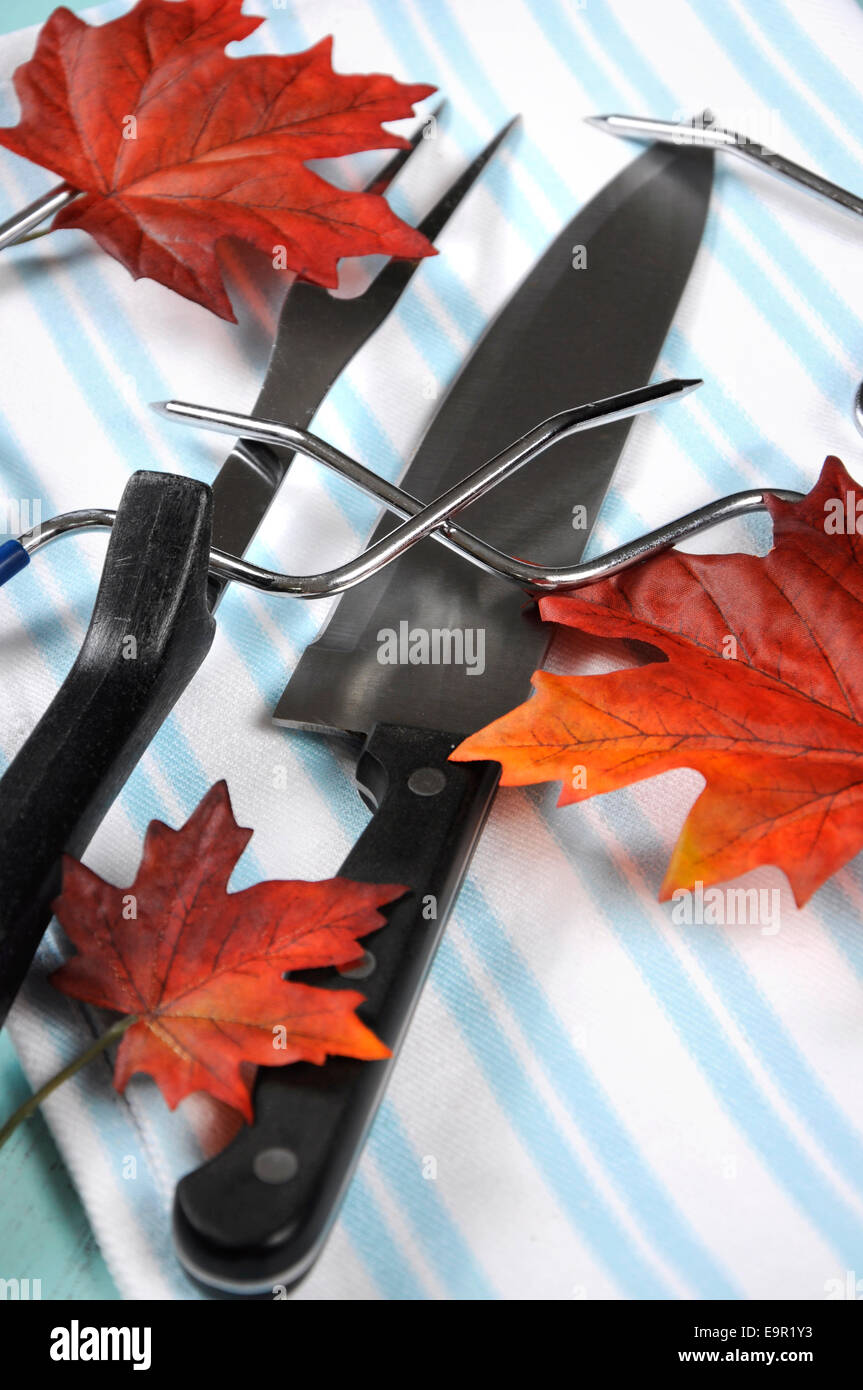 Carving set hi-res stock photography and images - Alamy