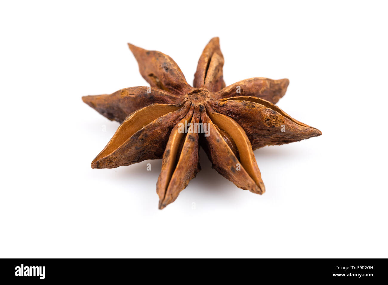 Stars of anise isolated on white background Stock Photo - Alamy