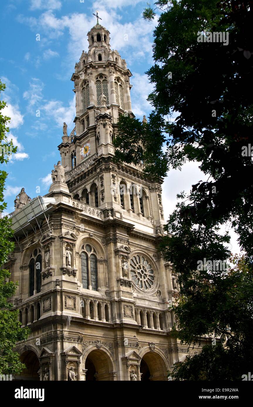 The picture of the catholic cathedral in Paris Stock Photo - Alamy
