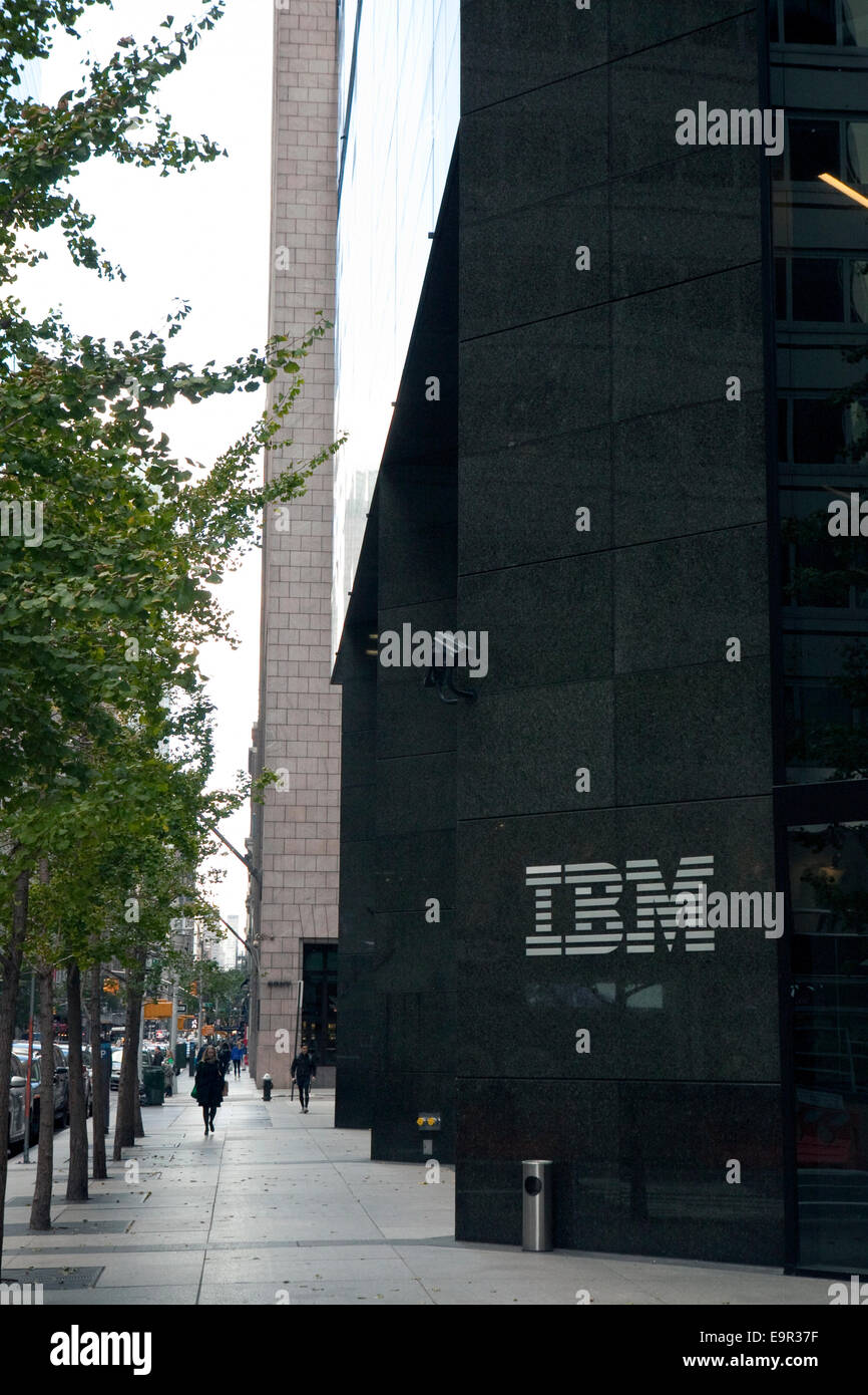 Ibm building midtown manhattan hi-res stock photography and images - Alamy