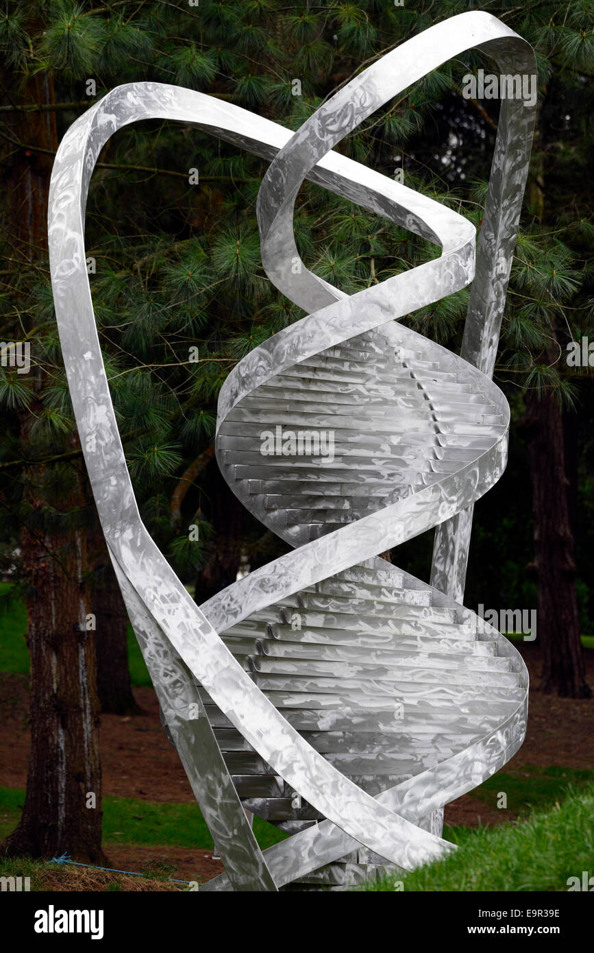 dna double helix sculpture installation What is Life national botanic ...