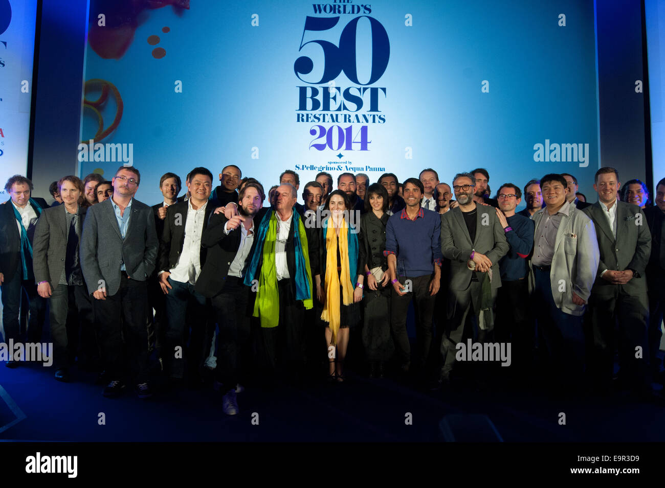 The World's 50 Best Restaurants Awards held at the Guildhall. Featuring ...