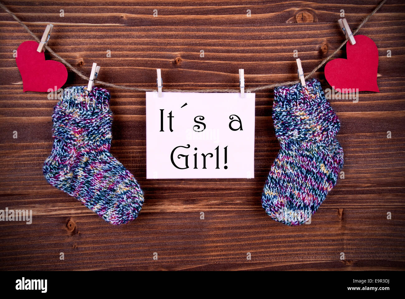 Hanging sign baby shower hi-res stock photography and images - Alamy