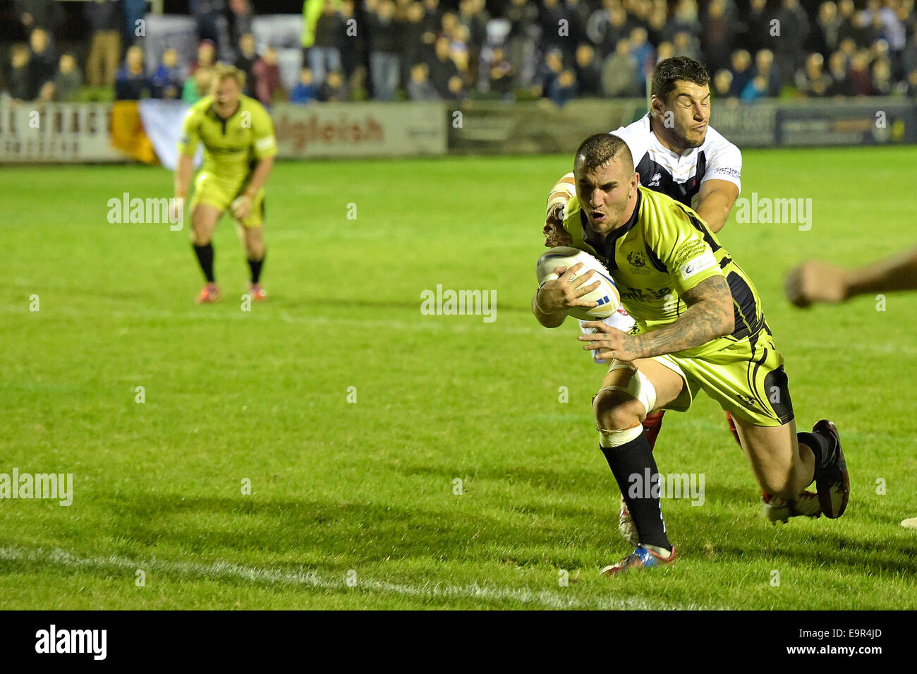 Galashiels, UK. 31 Oct 2014. European Championship Rugby League ...