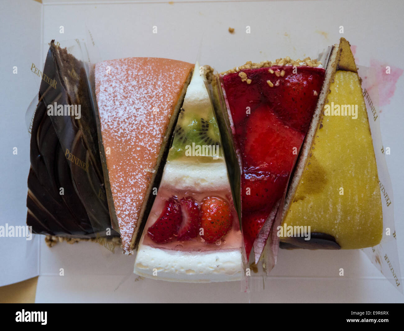 Austrian cakes from above Stock Photo - Alamy