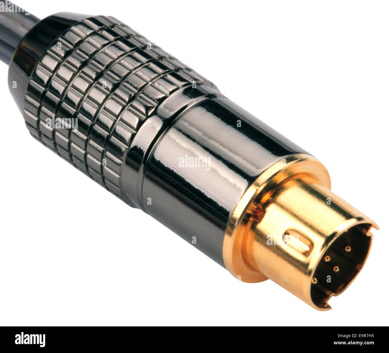 Male Plug Connector Isolated Stock Photo - Alamy