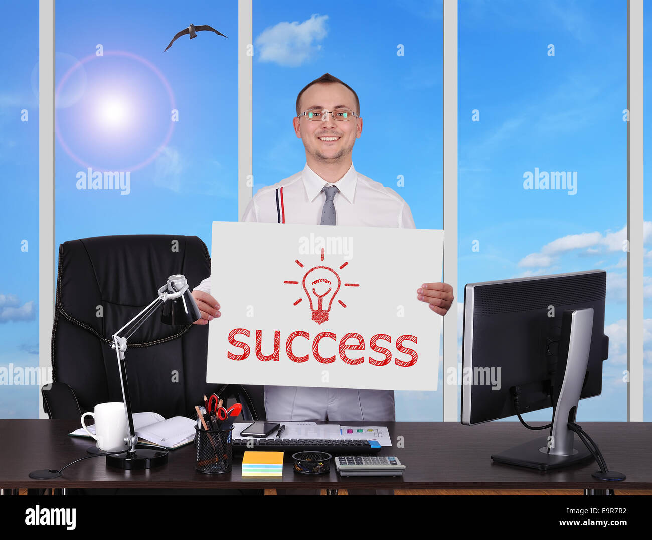 Success office hi-res stock photography and images - Alamy