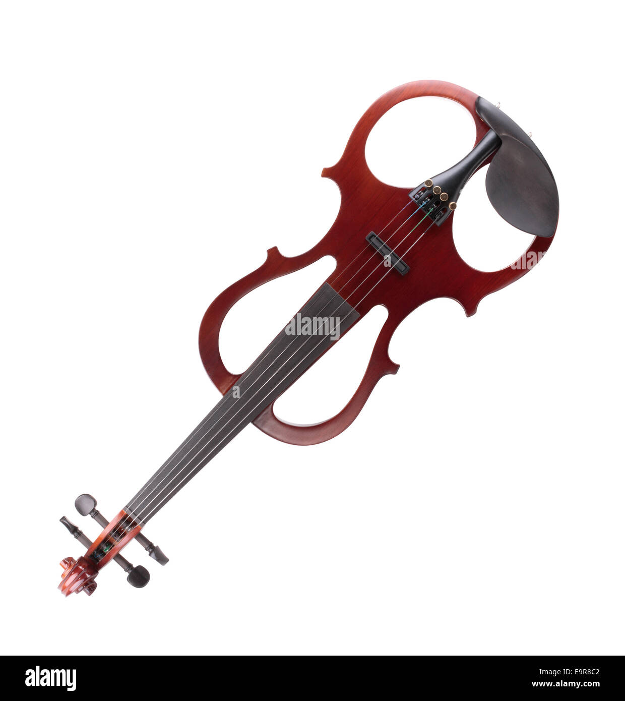 Electric Violin Isolated Stock Photo - Alamy