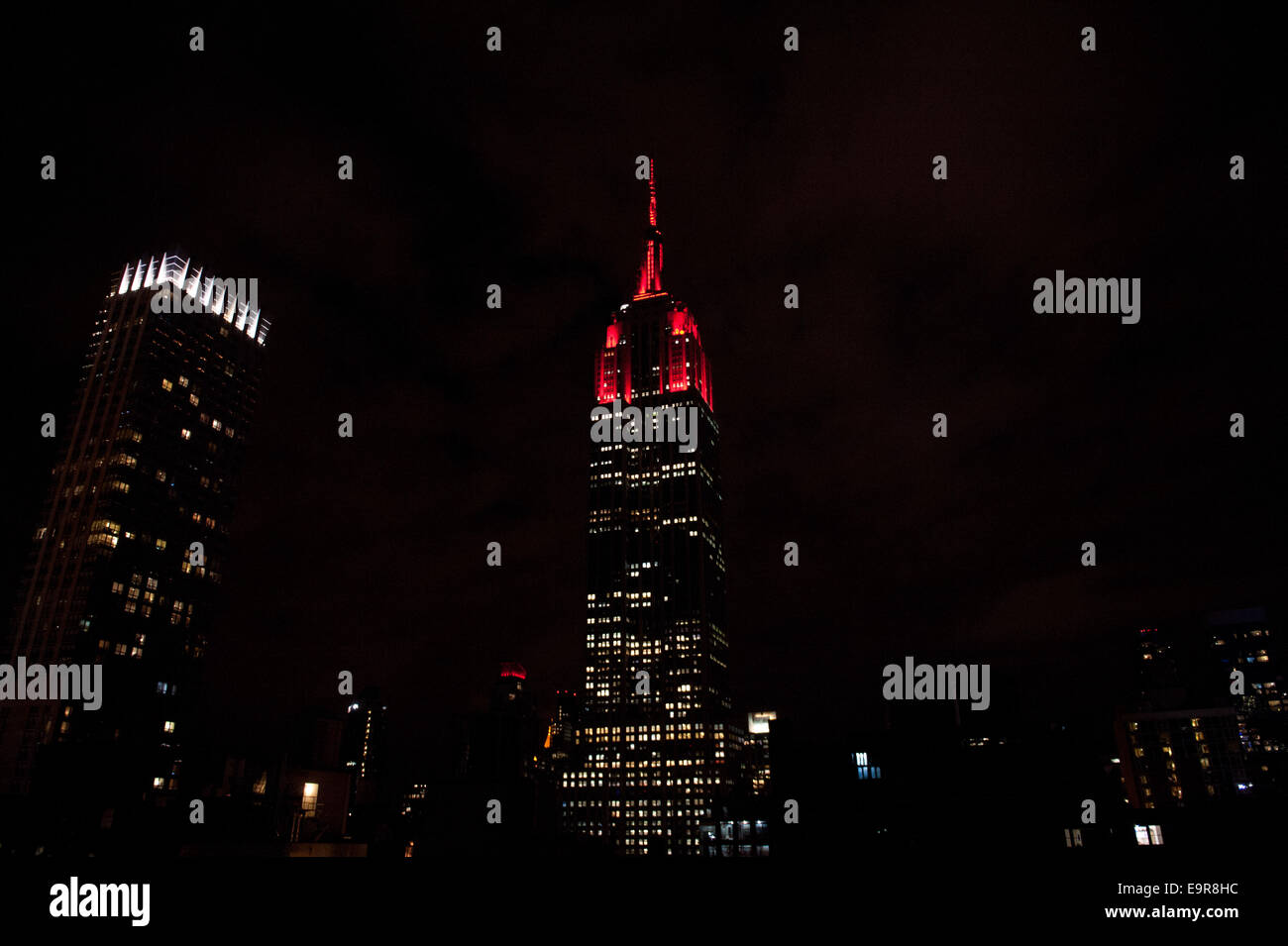 Manhattan, New York, USA. 31st Oct, 2014. The Empire State Building ...