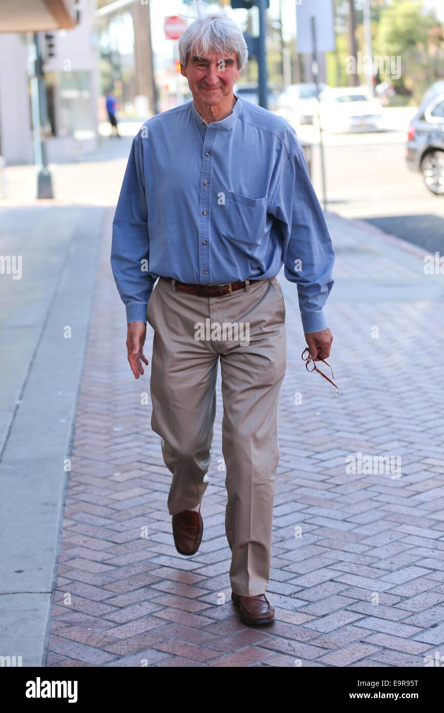 Sam Waterston out and about in Beverly Hills Featuring: Sam Waterson ...