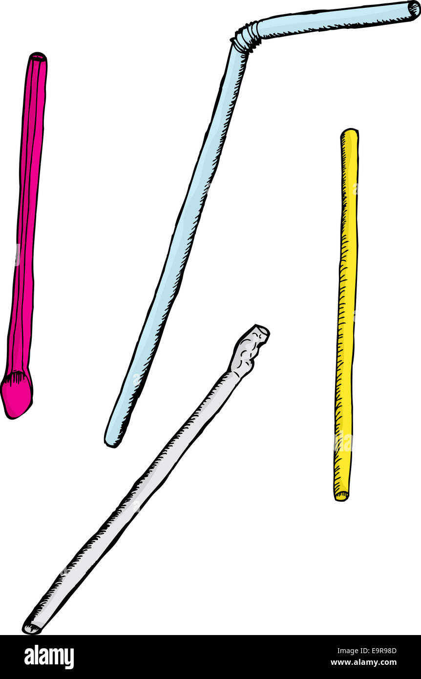 Set of various drinking and milk shake straws Stock Photo - Alamy