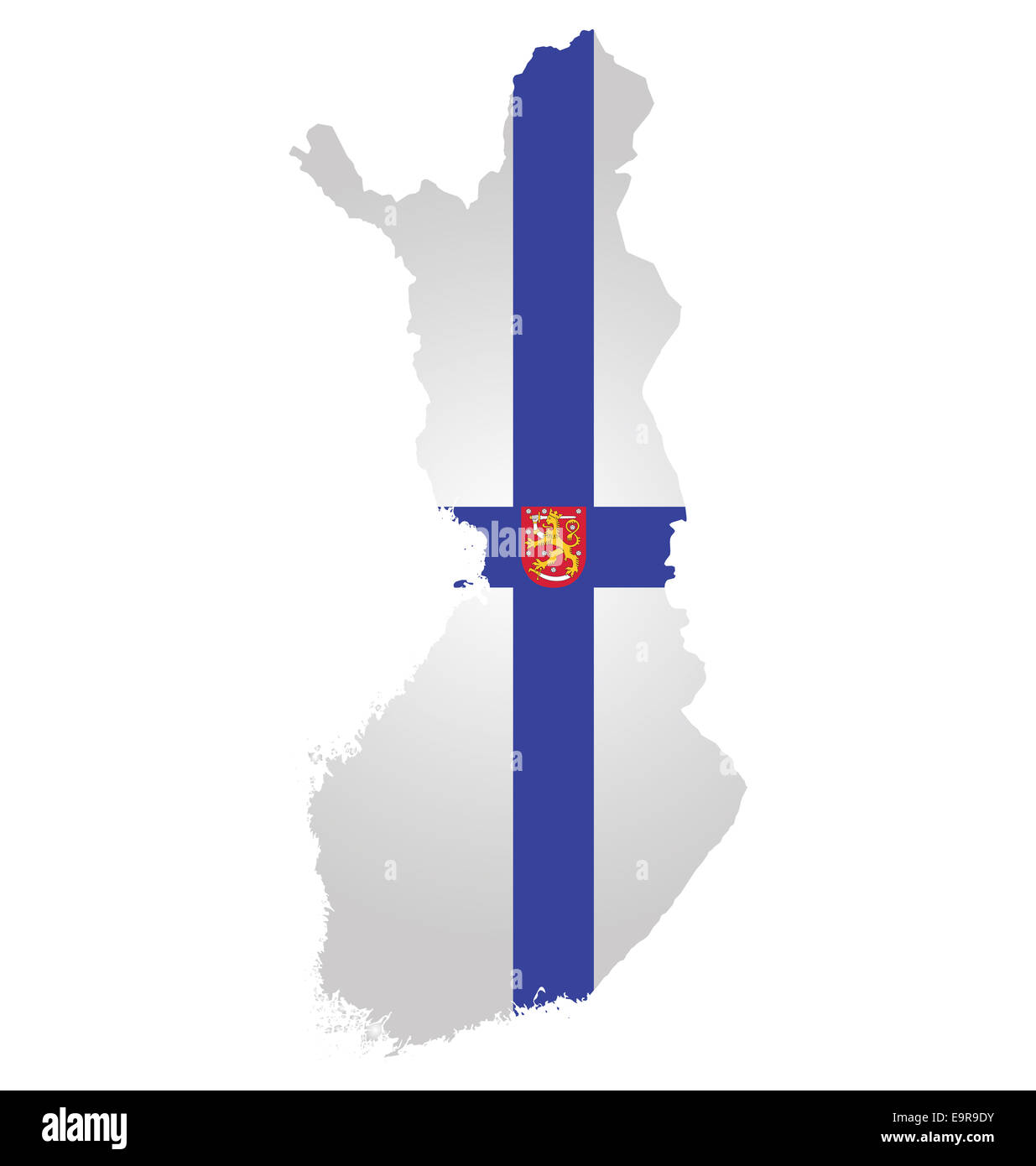 Finland flag outline hi-res stock photography and images - Alamy