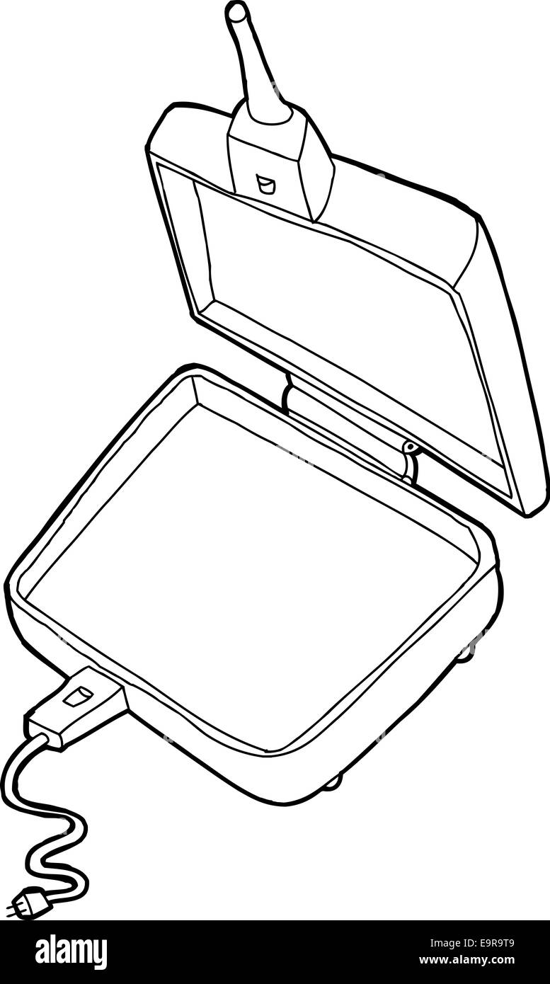 Electric cooker hand Black and White Stock Photos & Images - Alamy