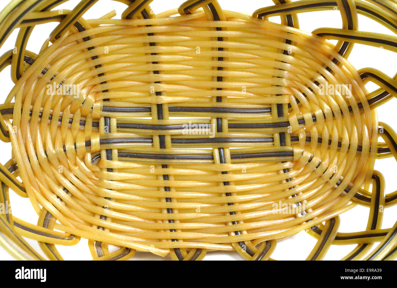 basket on white background Stock Photo - Alamy