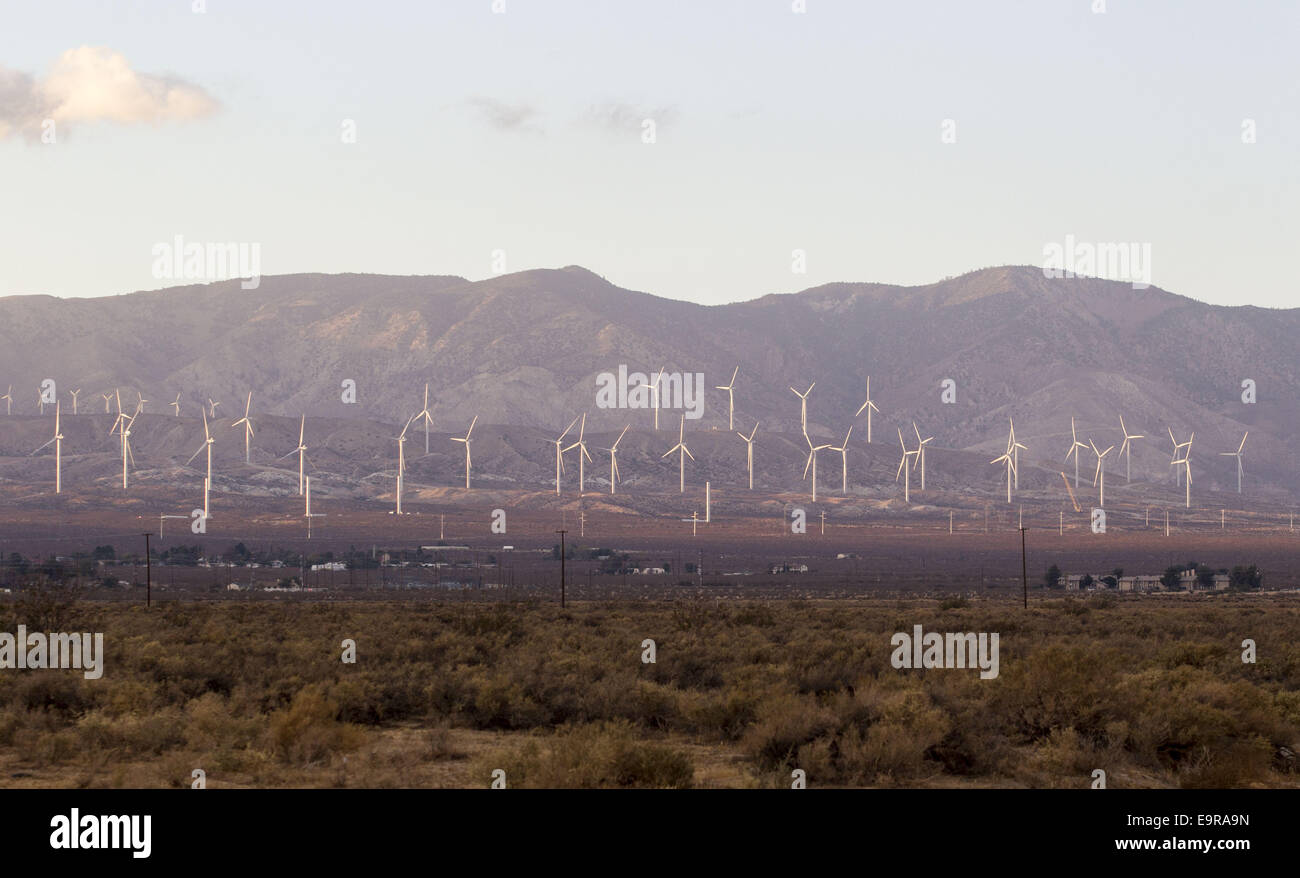 Los Angeles, California, USA. 31st Oct, 2014. The windmill farm in ...