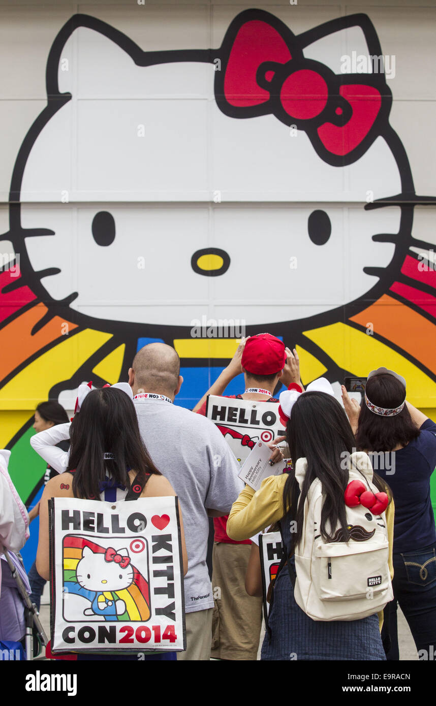 Los Angeles, California, USA. 31st Oct, 2014. The Hello Kitty Con 2014 ...