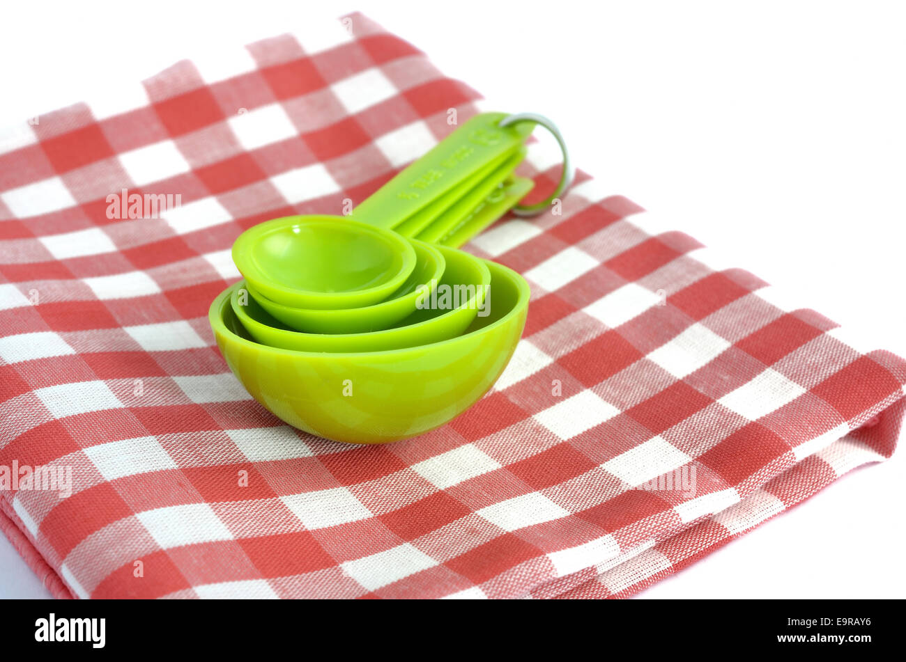 Measuring spoon set isolated white background Stock Photo - Alamy