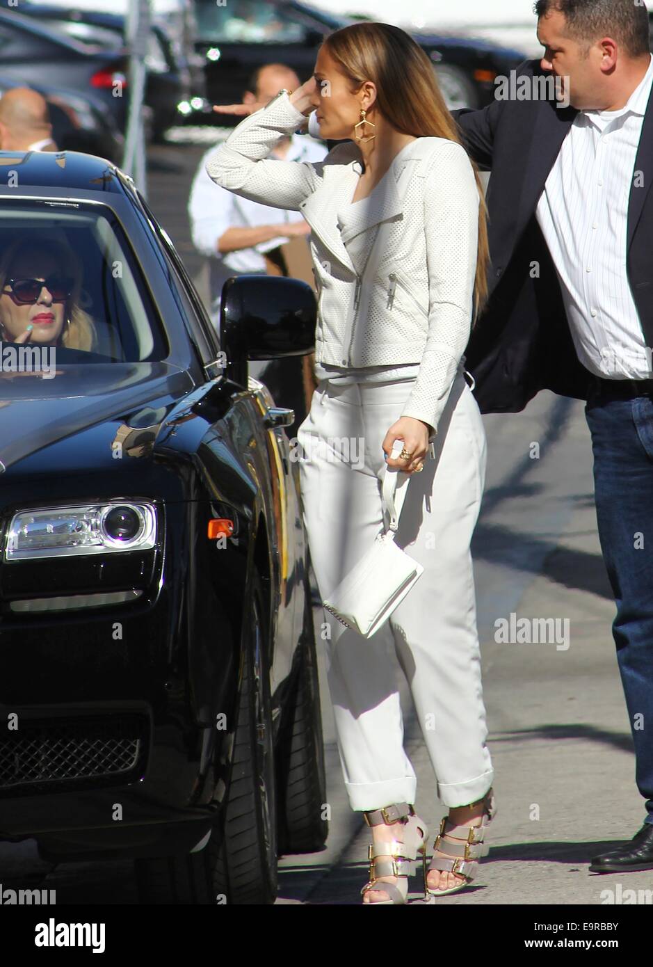 Jennifer Lopez outside ABC's 'Jimmy Kimmel Live!' studios Featuring ...
