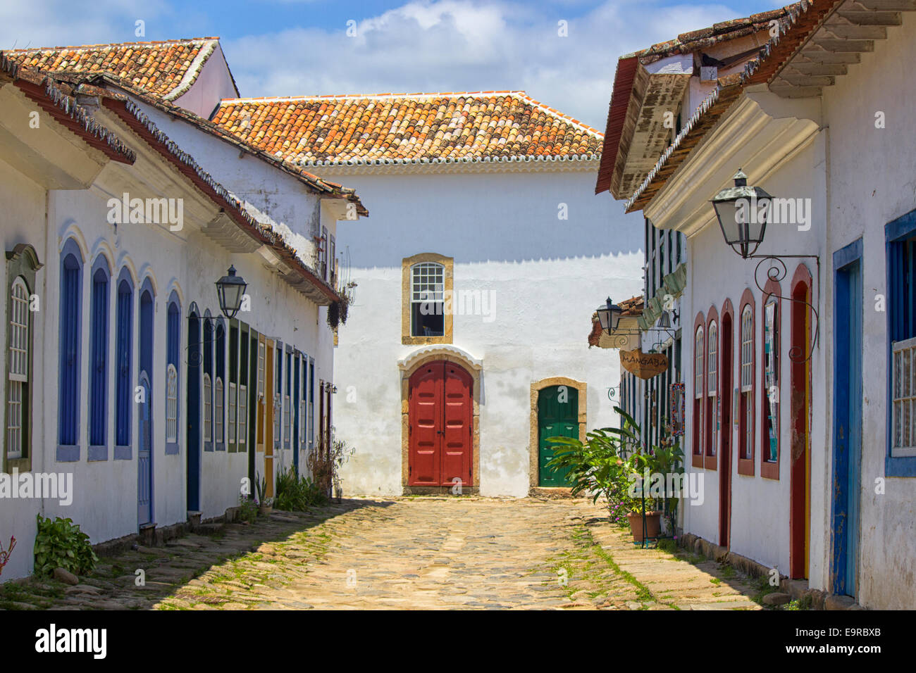 Colonial Houses in Paraty, Brazil Stock Photo - Alamy