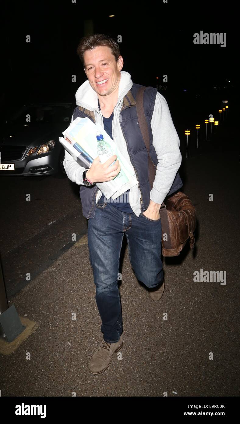 Presenters arrive at ITV Studios at Upper Ground for the 'Good Morning ...