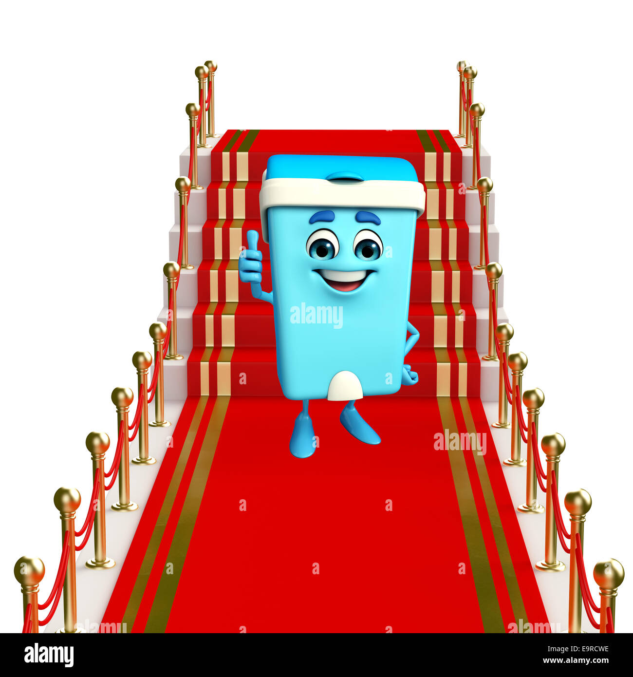 Red dustbin hi-res stock photography and images - Alamy