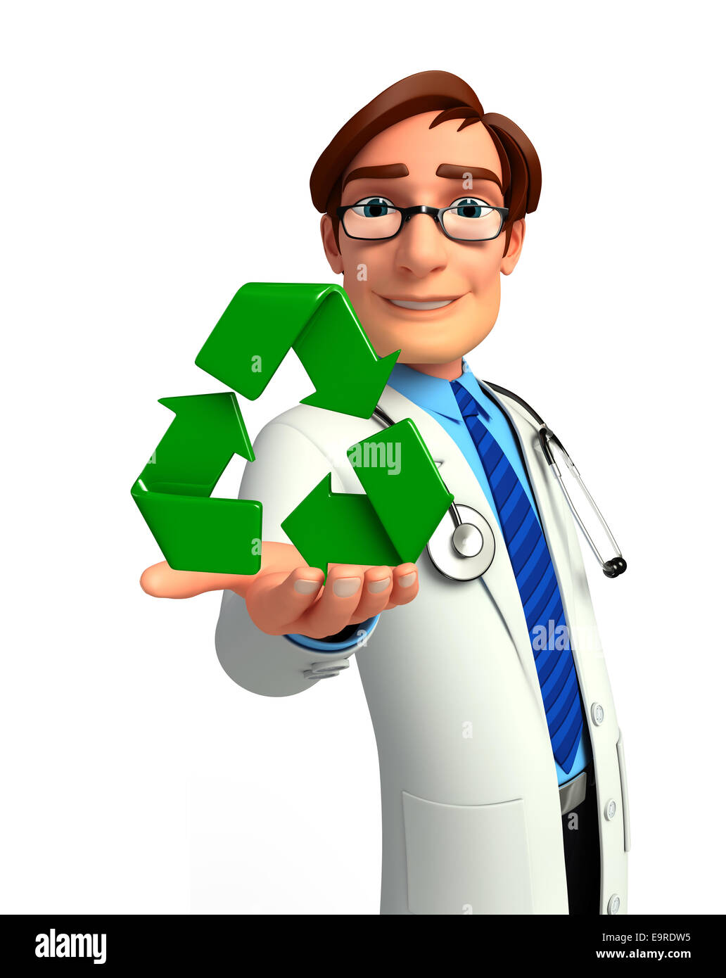 Doctor recycling Cut Out Stock Images & Pictures - Alamy