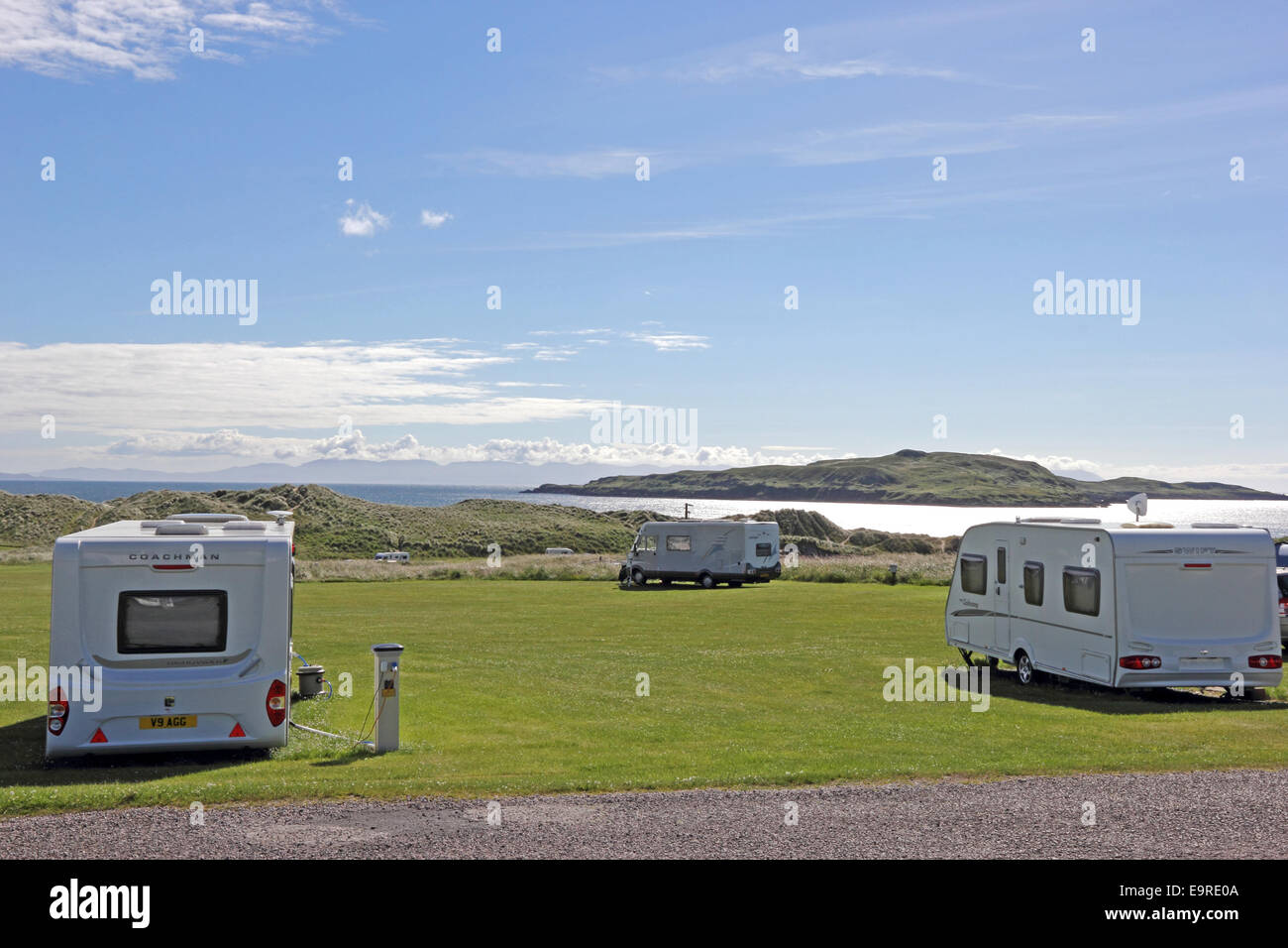 Sands Caravan & Camping site on the shores of Loch Gairloch, Scotland ...