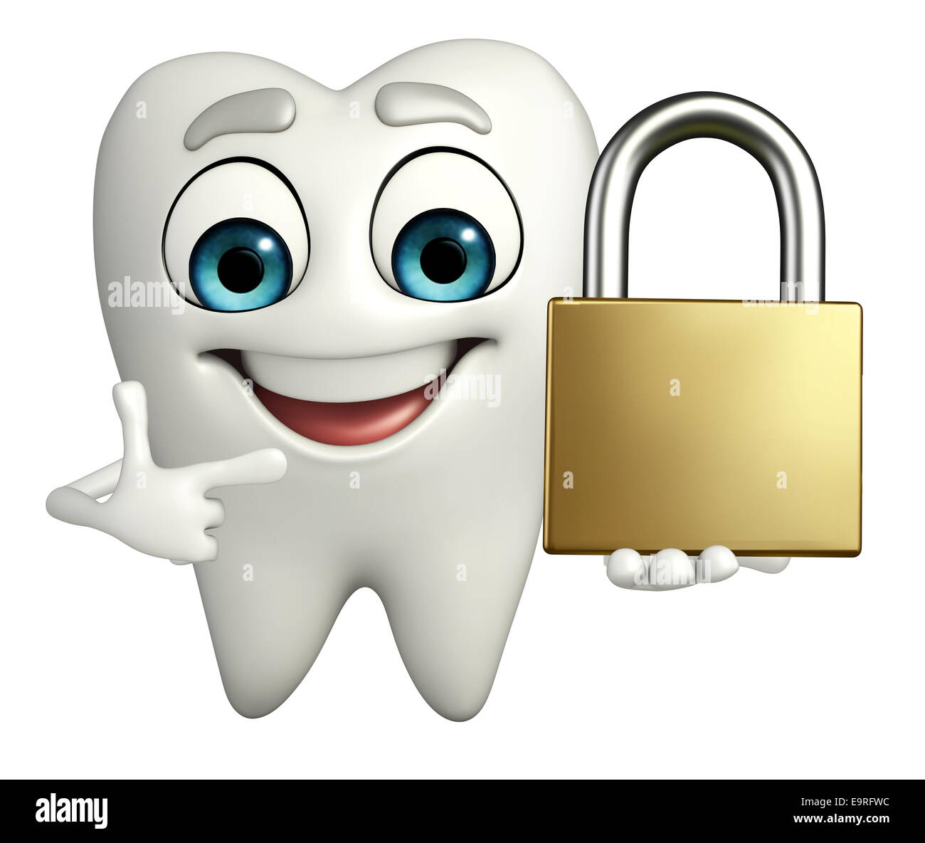 Illustration cartoon character lock hi-res stock photography and images ...