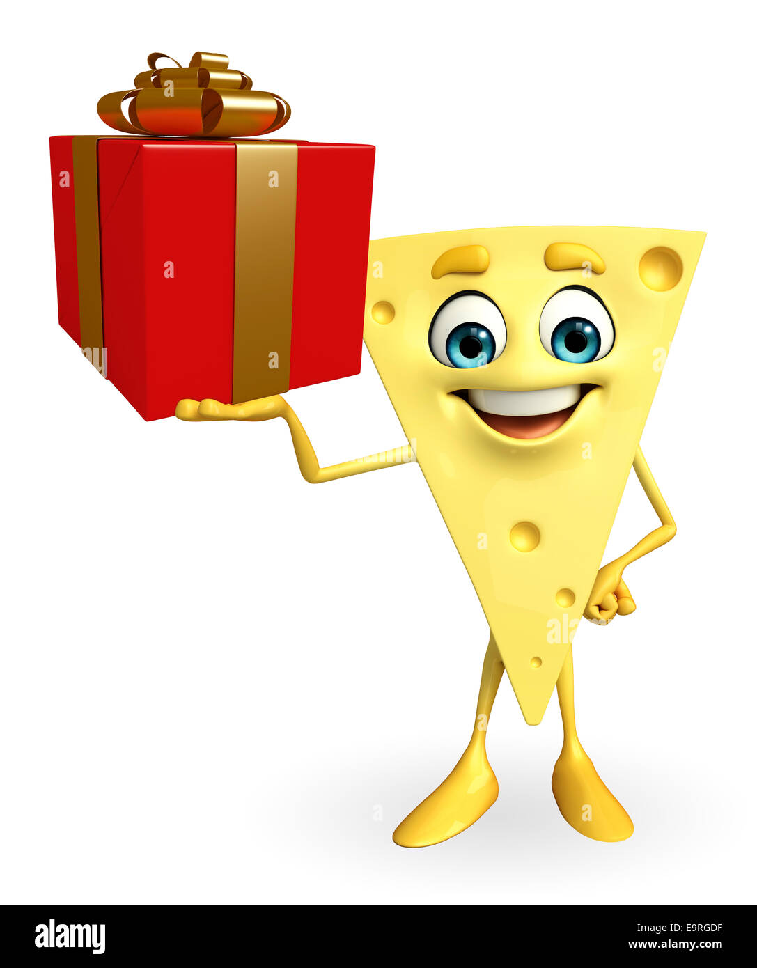 Cheese Cartoon Character