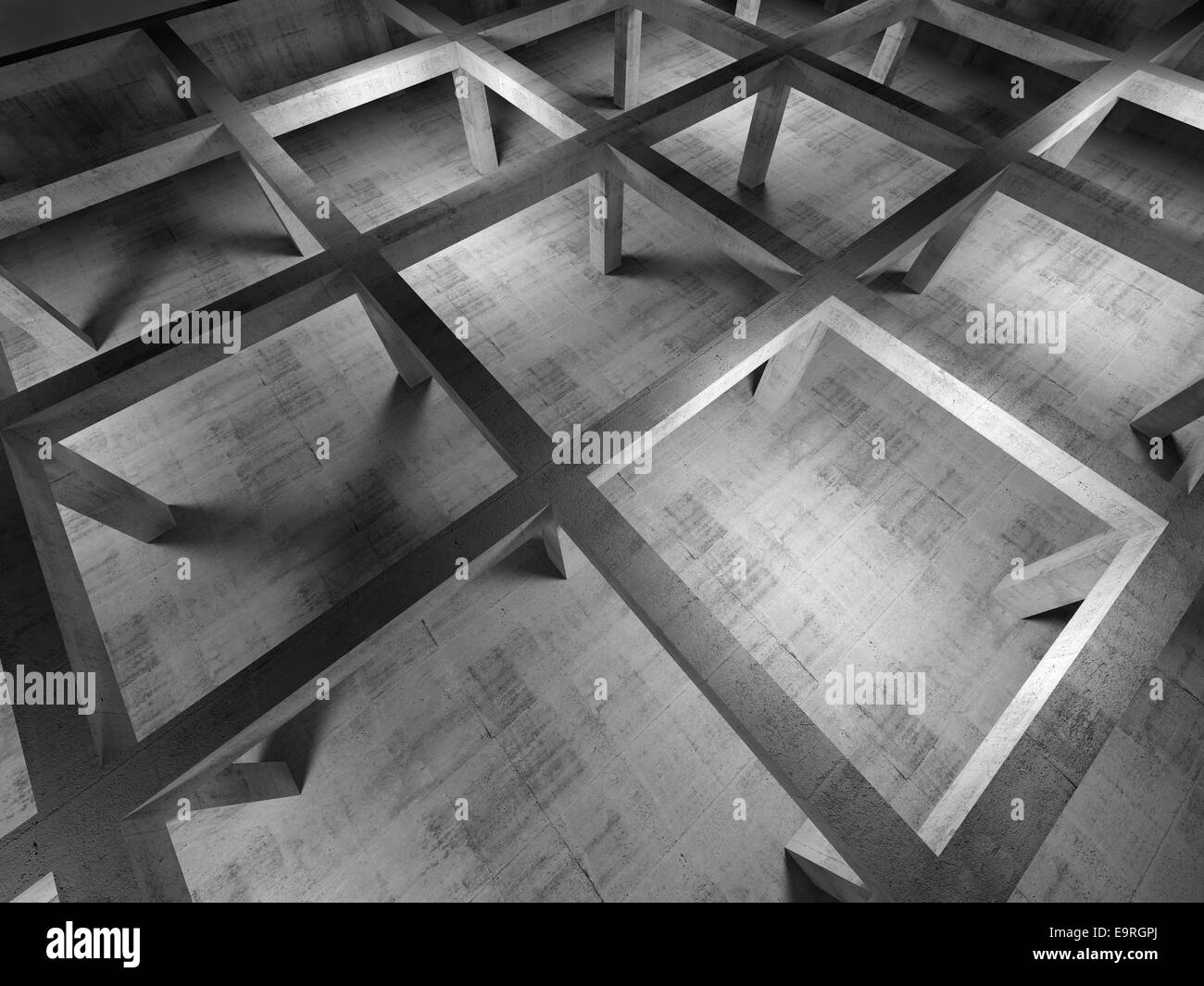 Top view interior design Black and White Stock Photos & Images - Alamy