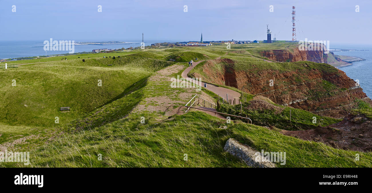 Helgoland island with western cliffs, Germany Stock Photo - Alamy