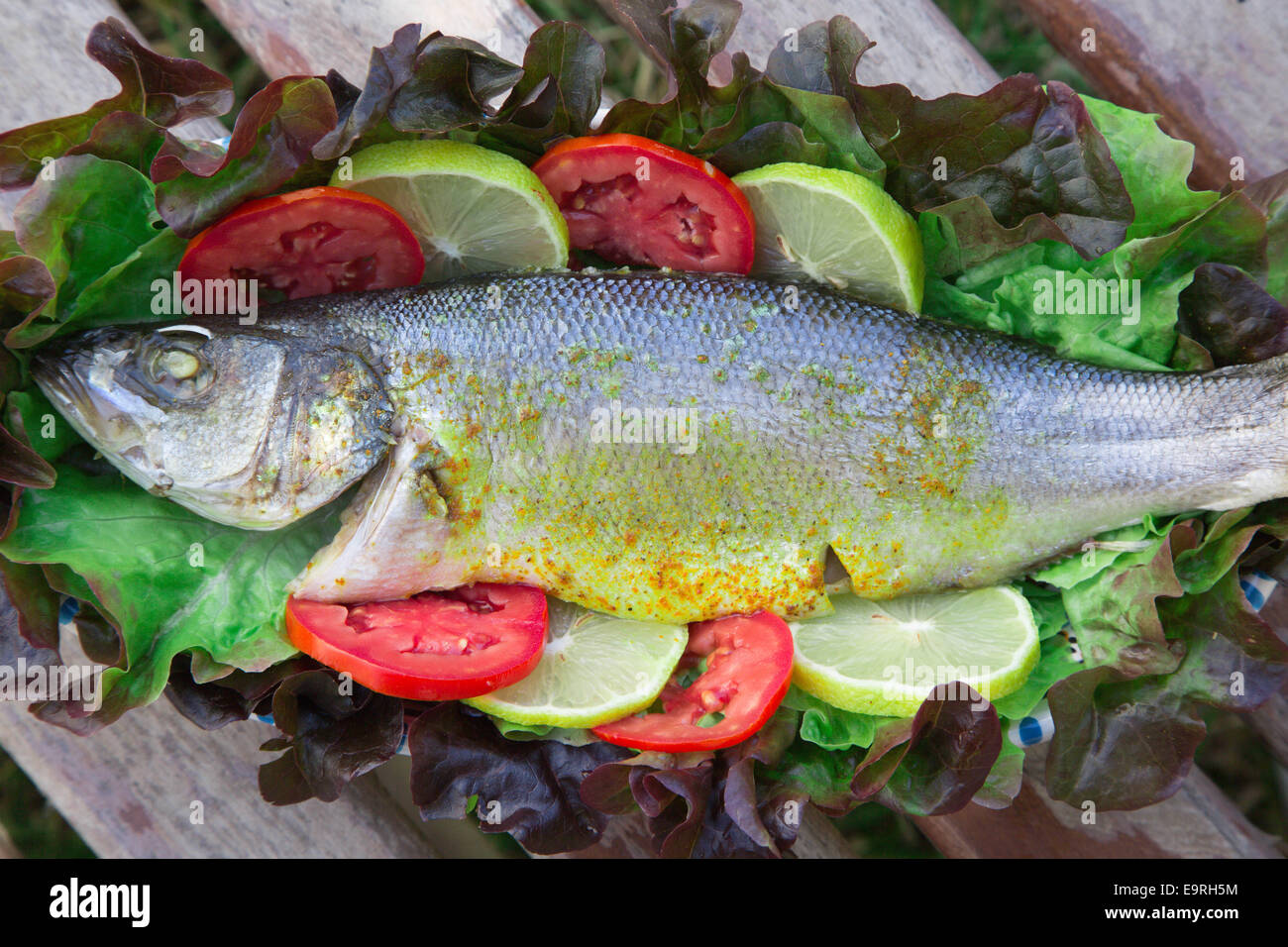 Salted sea bass hi-res stock photography and images - Alamy