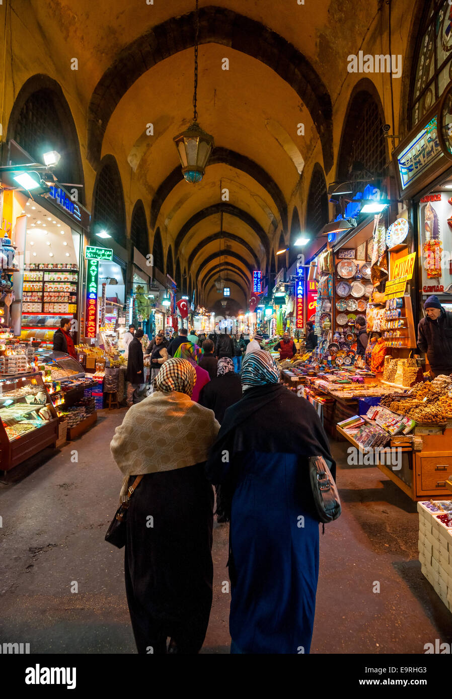 ISTANBUL - JANUARY 25,: the Grand Bazaar, considered to be the oldest ...