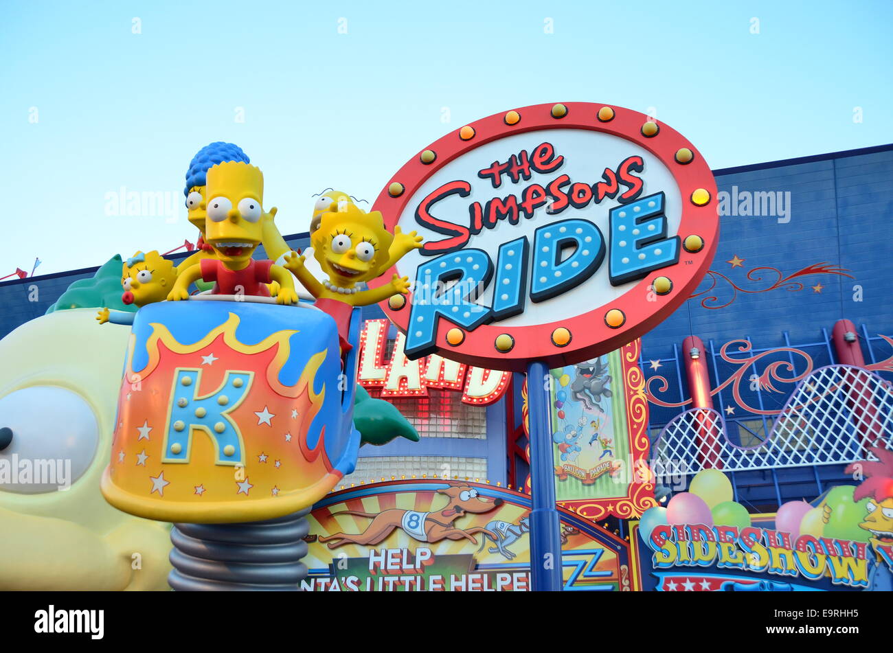 Krustyland The Simpson's Ride at Universal Studios Orlando, Florida ...