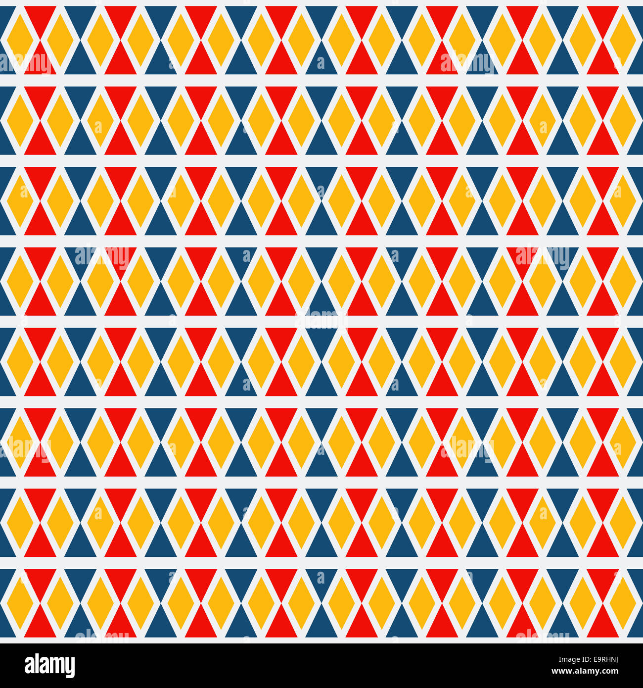 Seamless pattern made of colorful rhombus Stock Photo - Alamy