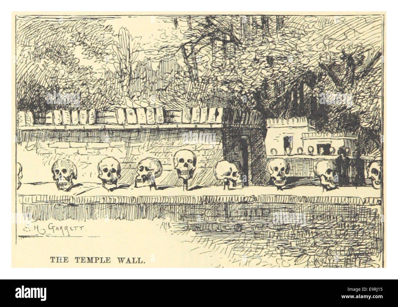 This 1883 illustration by Mark Twain features a depiction of 'The ...