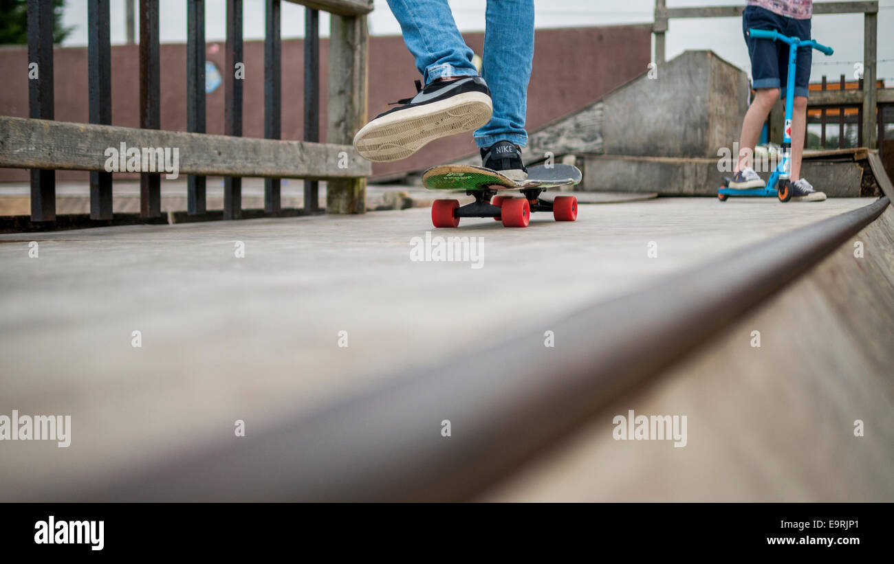 The Rom Skate Park, Hornchurch, Essex, Britain Stock Photo - Alamy