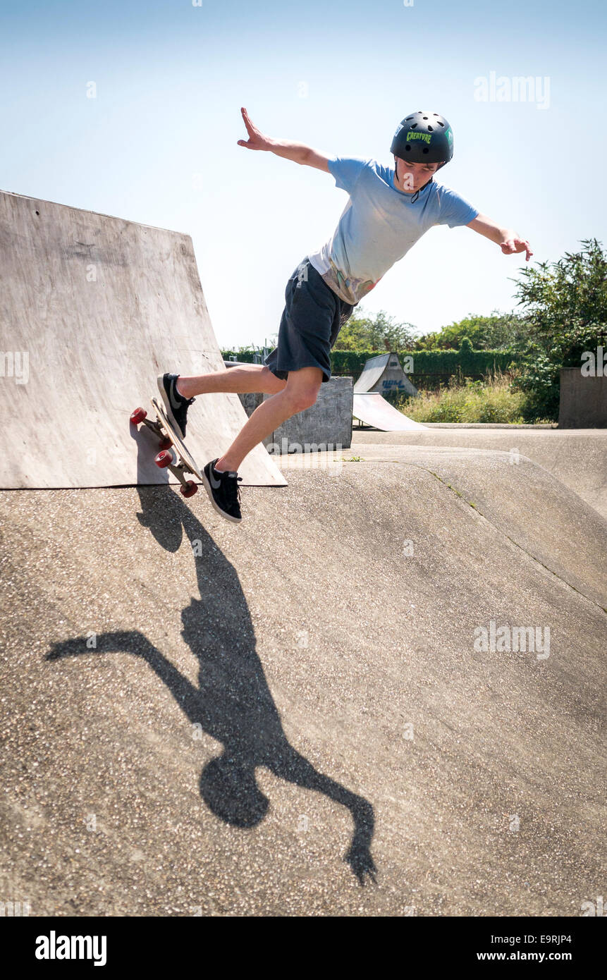 The Rom Skate Park, Hornchurch, Essex, Britain Stock Photo - Alamy