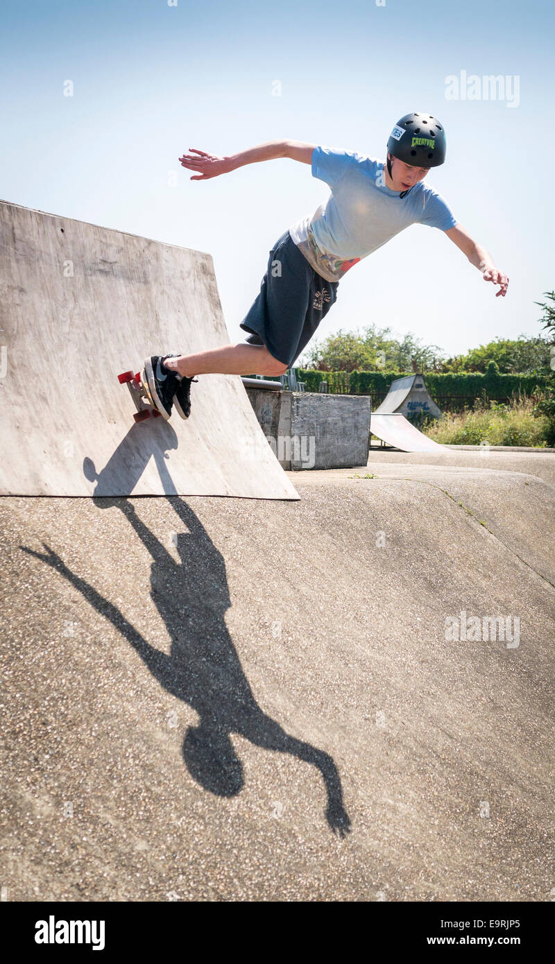 The Rom Skate Park, Hornchurch, Essex, Britain Stock Photo - Alamy