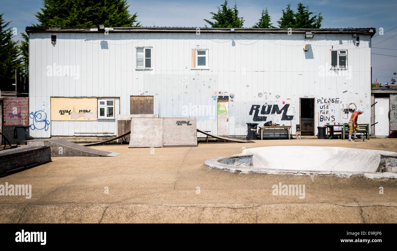 The Rom Skate Park, Hornchurch, Essex, Britain Stock Photo - Alamy