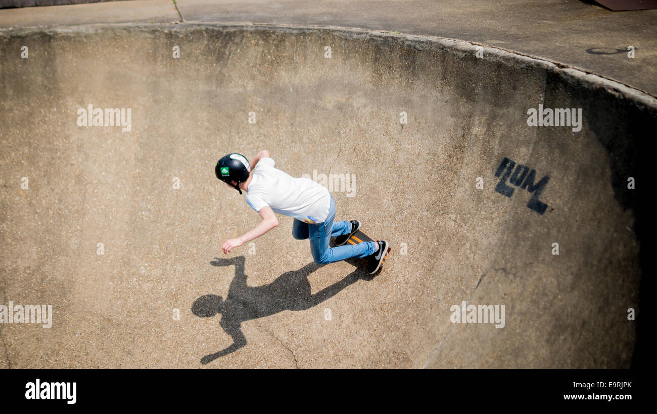 The Rom Skate Park, Hornchurch, Essex, Britain Stock Photo - Alamy