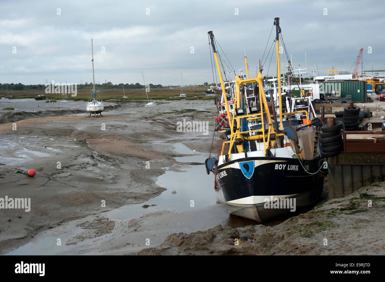 Cockle boats at Old Leigh, Leigh-on-Sea, Essex, England, United Kingdom ...